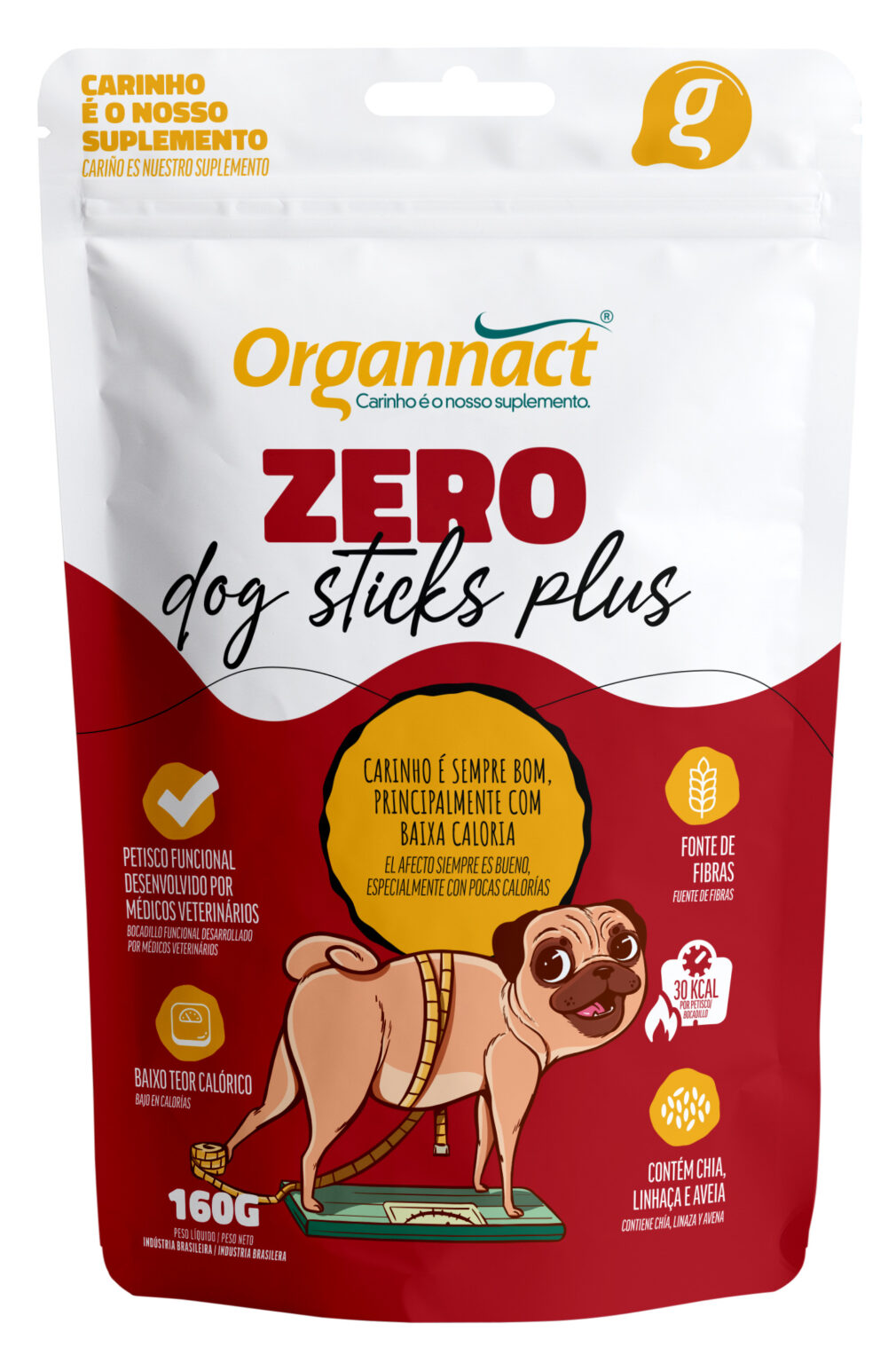 Petiscos saudáveis para cães: Zero Dog Sticks Plus