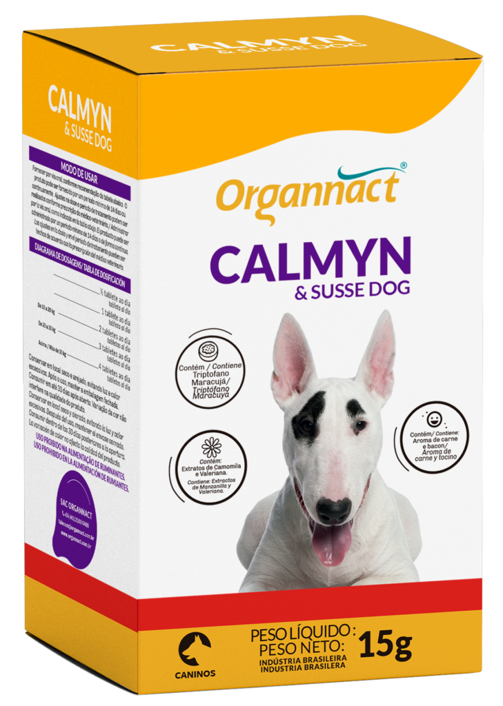 Calmyn Dog: Suplemento calmante para cães